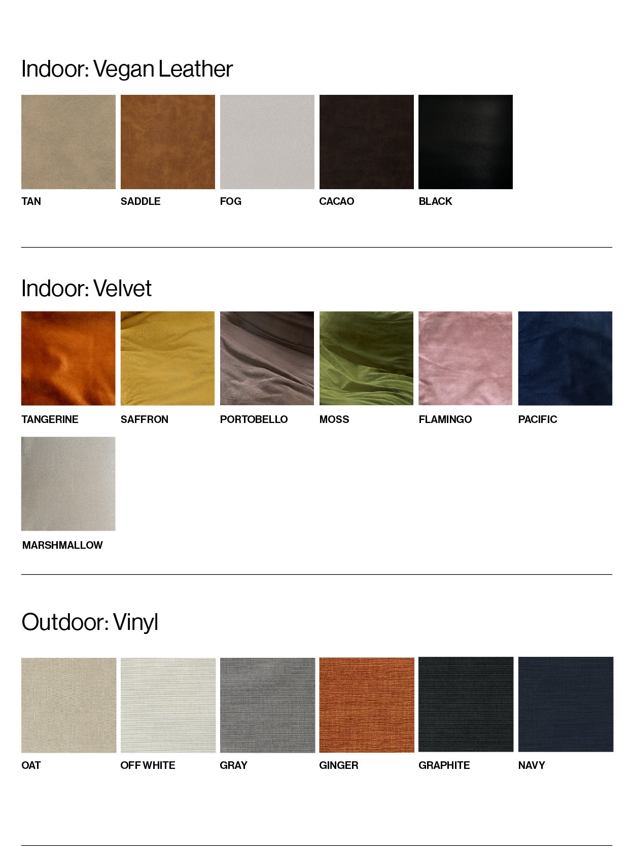 Dune Swatches – Palermo House